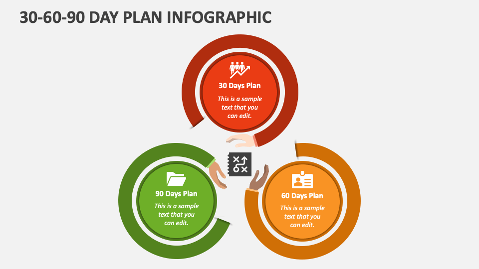 30-60-90 Day Plan Infographic PowerPoint and Google Slides Template ...