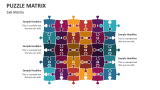 Puzzle Matrix PowerPoint Presentation Slides - PPT Template