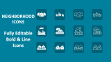 Neighborhood Icons for PowerPoint and Google Slides - PPT Slides