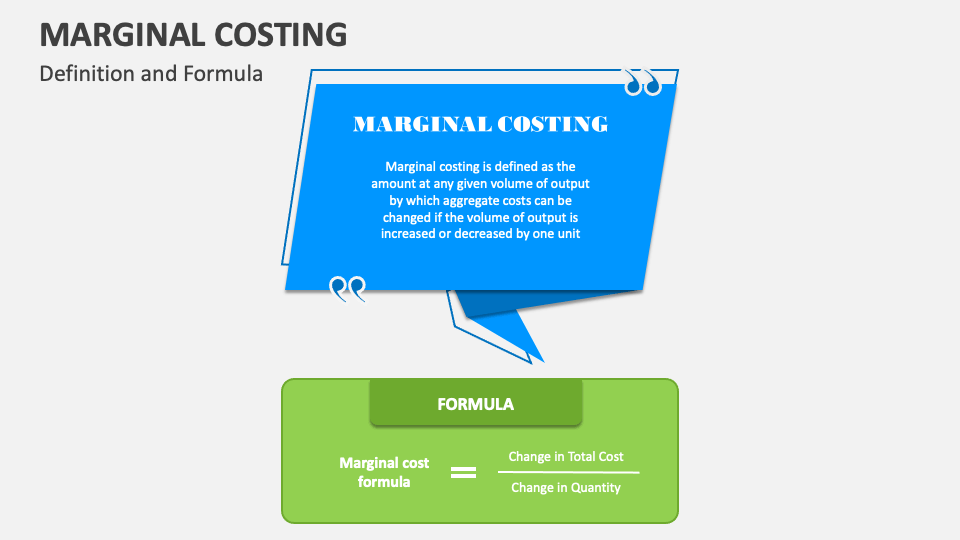 Marginal Costing PowerPoint and Google Slides Template - PPT Slides Marginal Costing PowerPoint and Google Slides Template - PPT Slides