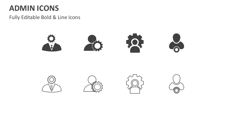 Admin Icons PowerPoint Presentation Slides - PPT Template