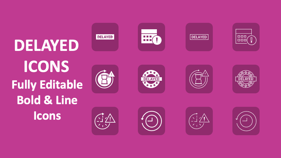 Delayed Icons for PowerPoint and Google Slides - PPT Slides