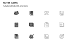 Notes Icons for PowerPoint and Google Slides - PPT Slides