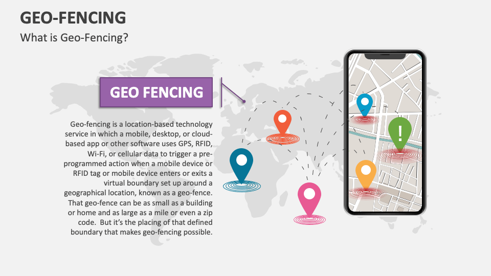 Geo-Fencing PowerPoint and Google Slides Template - PPT Slides