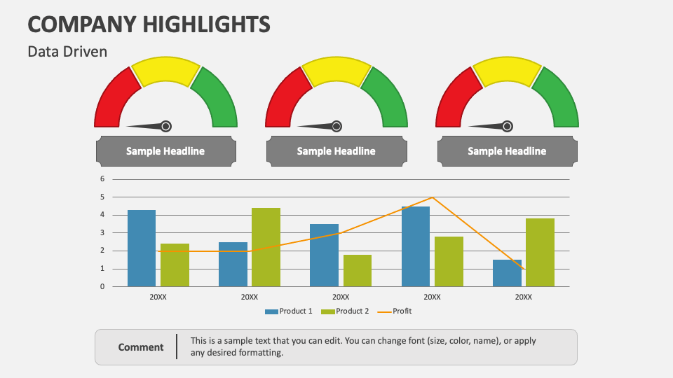 Company Highlights PowerPoint and Google Slides Template - PPT Slides