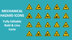 Mechanical Hazard Icons for PowerPoint and Google Slides - PPT Slides