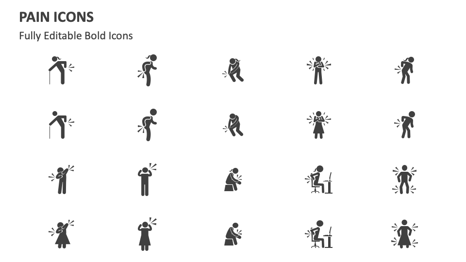 Pain Icons for PowerPoint and Google Slides - PPT Slides