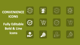Convenience Icons for PowerPoint and Google Slides - PPT Slides