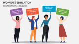 Women's Education PowerPoint and Google Slides Template - PPT Slides