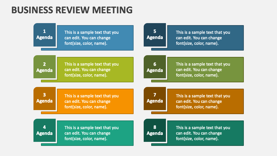 Business Review Meeting PowerPoint and Google Slides Template - PPT Slides