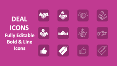 Deal Icons for PowerPoint and Google Slides - PPT Slides
