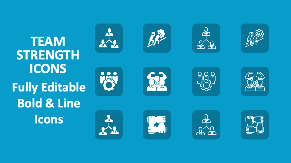 Team Strength Icons for PowerPoint and Google Slides - PPT Slides