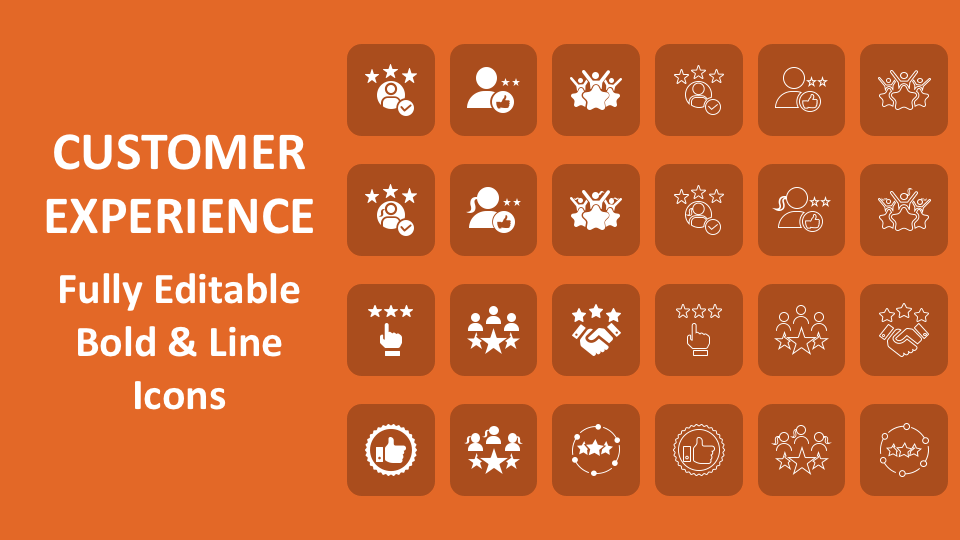 Customer Experience Icons PowerPoint Presentation Slides - PPT Template