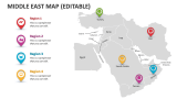 Middle East Map PowerPoint Presentation Slides - PPT Template