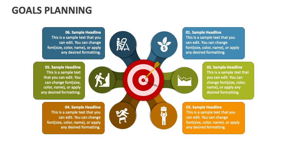 Goals Planning PowerPoint and Google Slides Template - PPT Slides