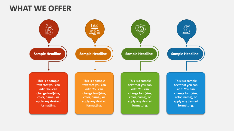 What We Offer PowerPoint Presentation Slides - PPT Template