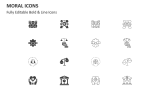 Moral Icons for PowerPoint and Google Slides - PPT Slides