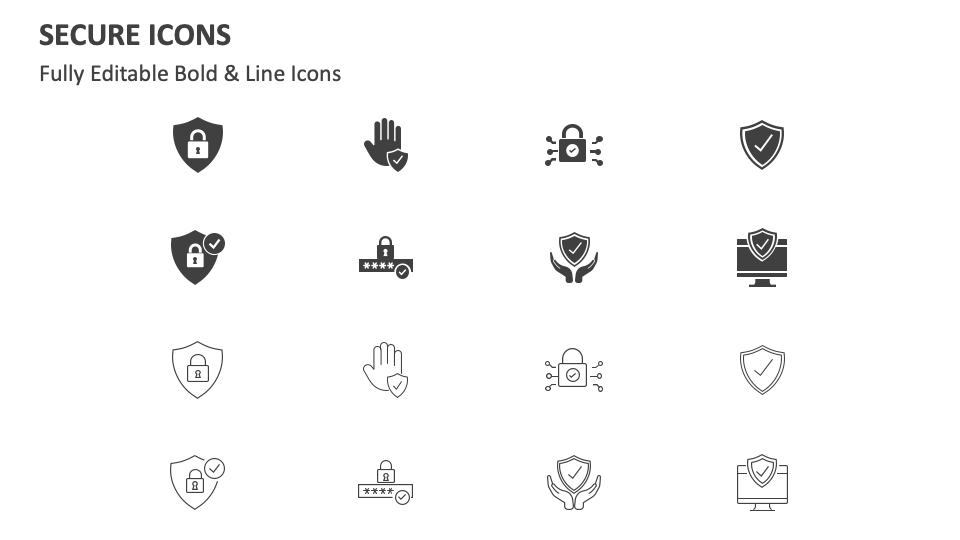 Secure Icons for PowerPoint and Google Slides - PPT Slides