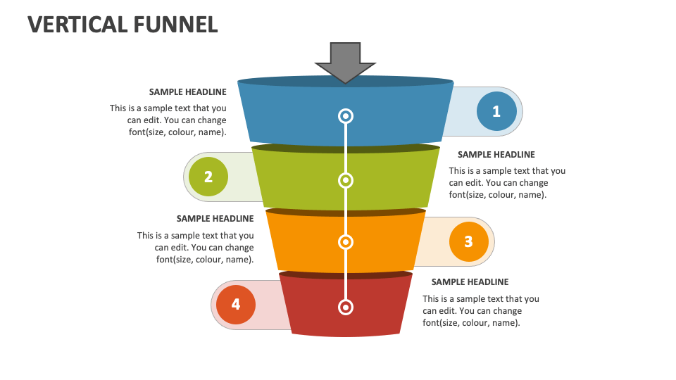 Vertical Funnel PowerPoint Presentation Slides - PPT Template