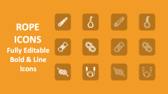 Rope Icons for PowerPoint and Google Slides - PPT Slides