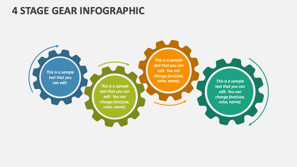 Free 4 Stage Gear Infographic PowerPoint Presentation Template - Google ...