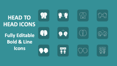 Head to Head Icons for PowerPoint and Google Slides - PPT Slides