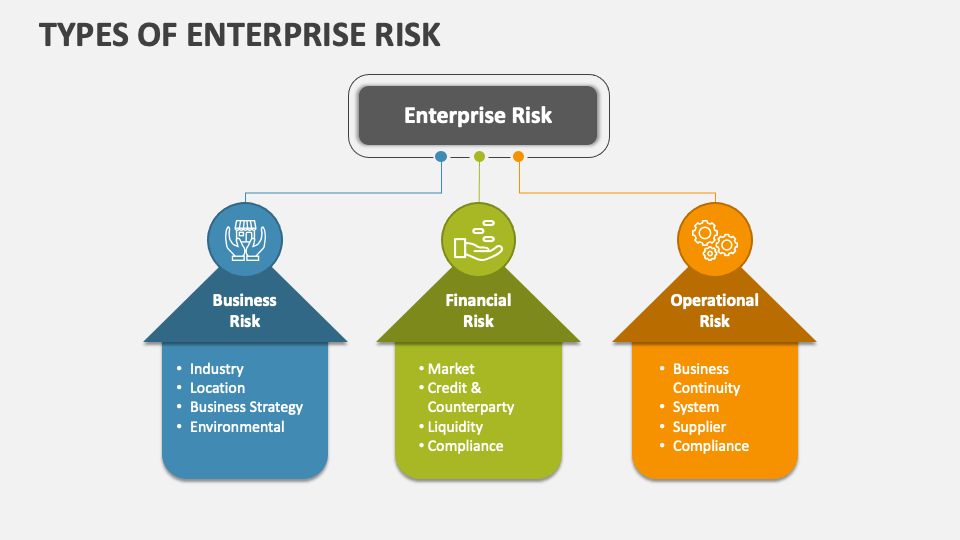 Types of Enterprise Risk PowerPoint Presentation Slides - PPT Template
