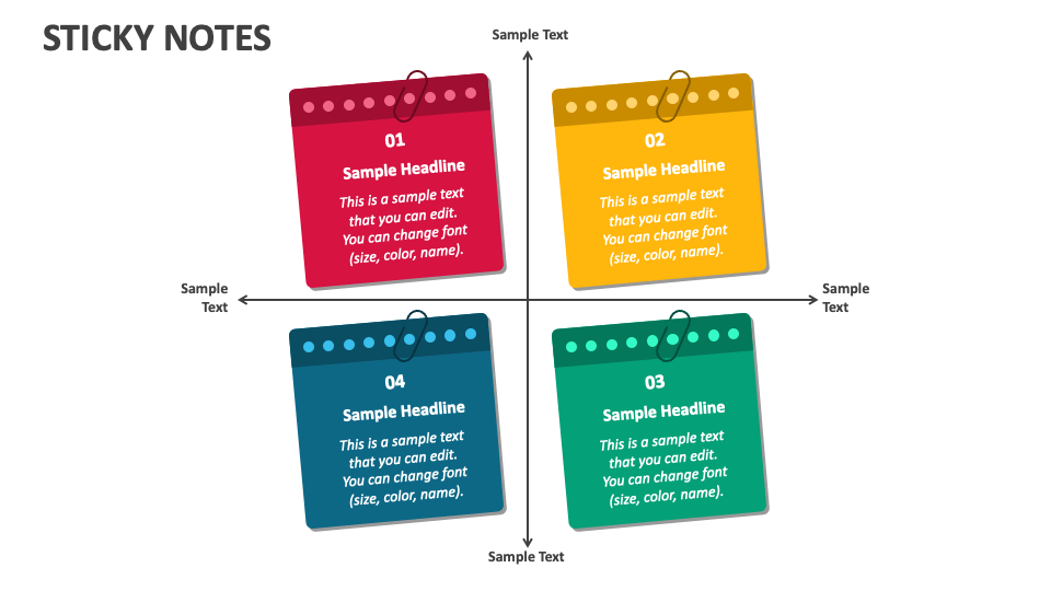 Sticky Notes PowerPoint and Google Slides Template - PPT Slides
