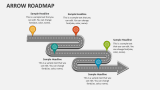 Arrow Roadmap PowerPoint Presentation Slides - PPT Template