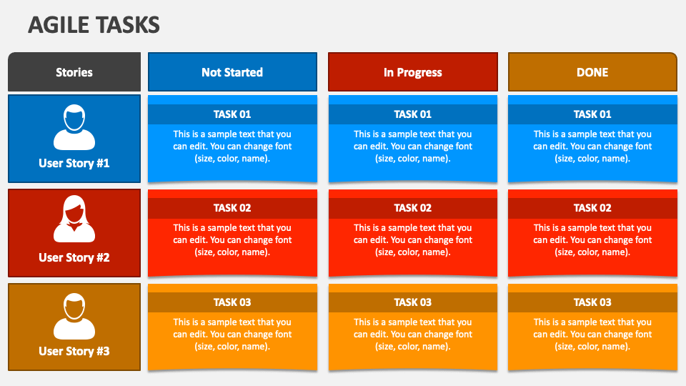 Agile Tasks PowerPoint Presentation Slides - PPT Template
