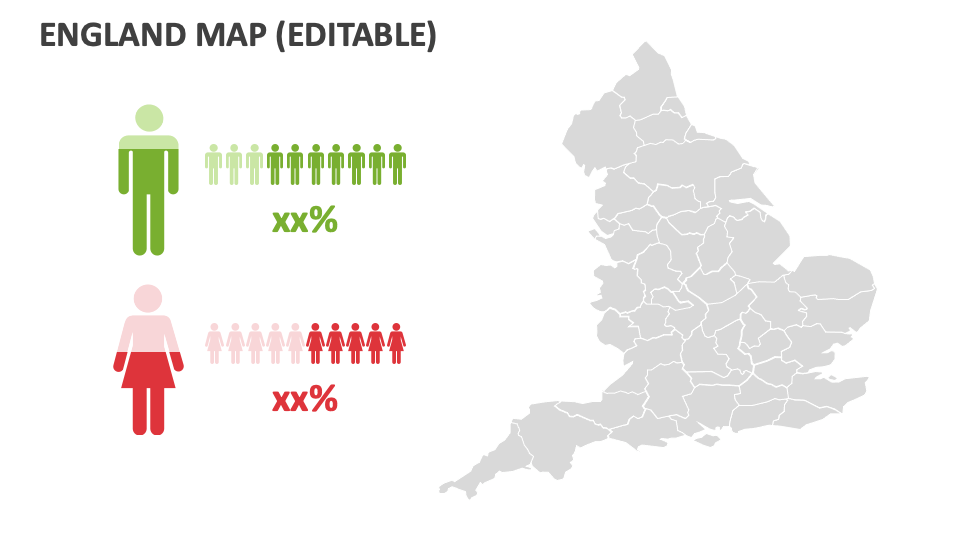 England Map PowerPoint Presentation Slides - PPT Template