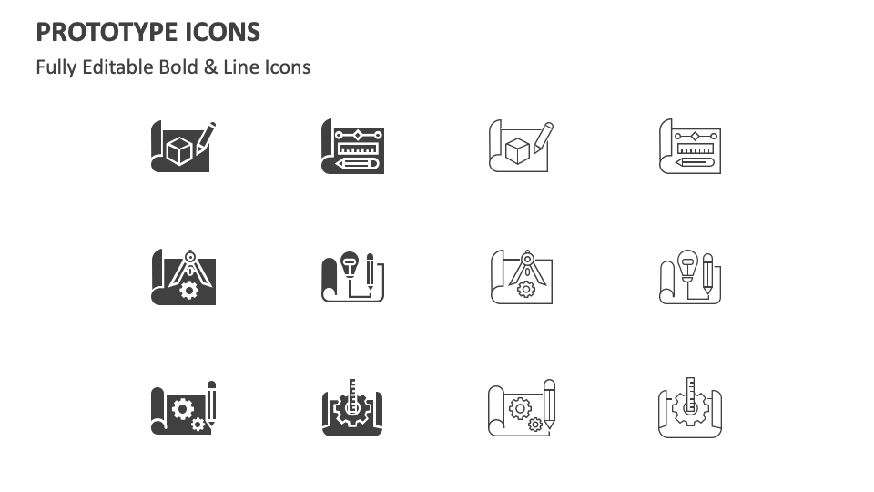 Prototype Icons for PowerPoint and Google Slides - PPT Slides