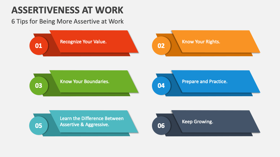 Assertiveness at Work PowerPoint and Google Slides Template - PPT Slides