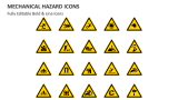 Mechanical Hazard Icons for PowerPoint and Google Slides - PPT Slides