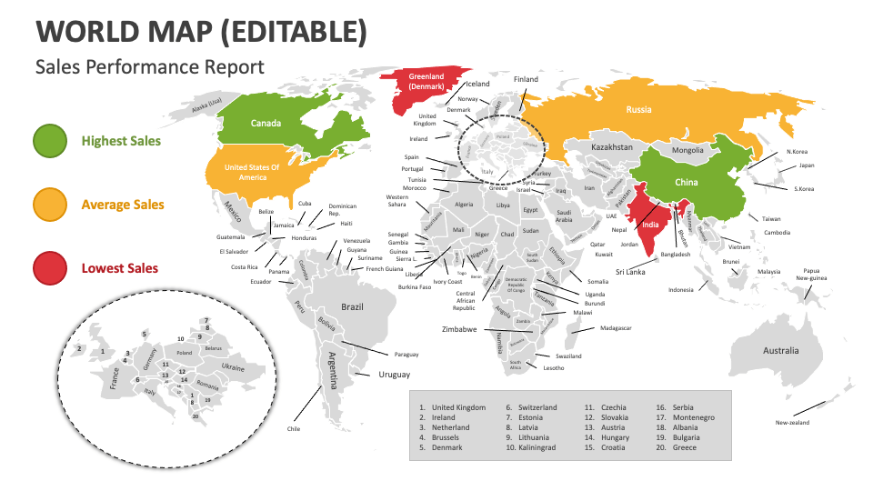 World Map PowerPoint Presentation Slides - PPT Template