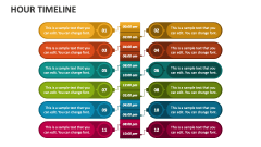 Hour Timeline PowerPoint and Google Slides Template - PPT Slides
