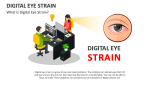 Digital Eye Strain PowerPoint and Google Slides Template - PPT Slides