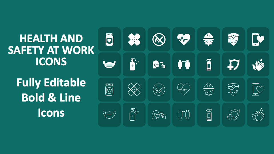 Health and Safety at Work Icons for PowerPoint and Google Slides - PPT ...