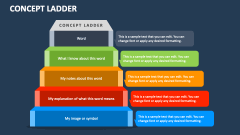 Concept Ladder PowerPoint Presentation Slides - PPT Template