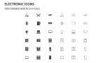 Electronic Icons for PowerPoint and Google Slides - PPT Slides