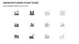 Manufacturing Plant Icons for PowerPoint and Google Slides - PPT Slides