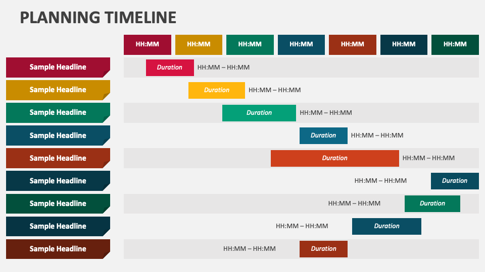 Planning Timeline PowerPoint and Google Slides Template - PPT Slides
