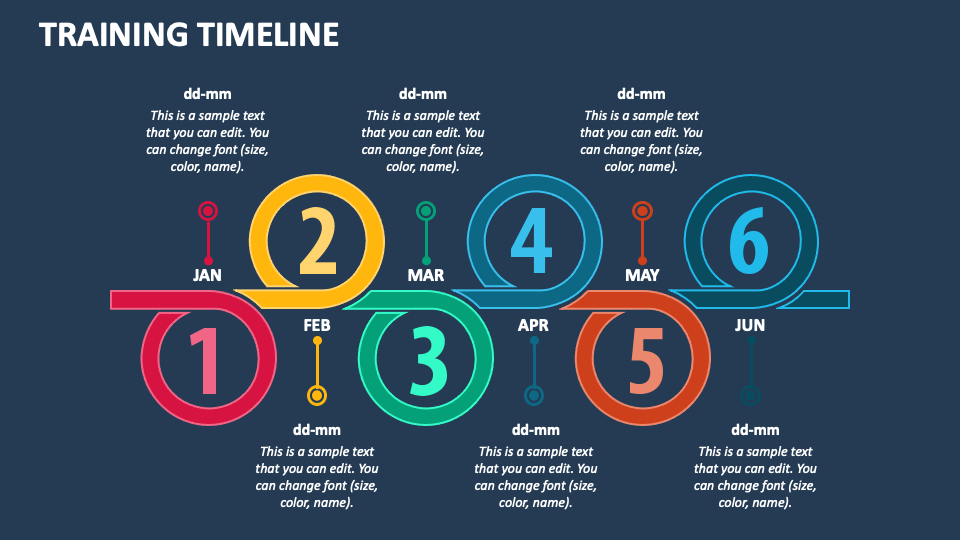 Training Timeline PowerPoint and Google Slides Template - PPT Slides Training Timeline PowerPoint and Google Slides Template - PPT Slides