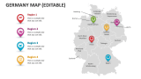 Germany Map PowerPoint Presentation Slides - PPT Template