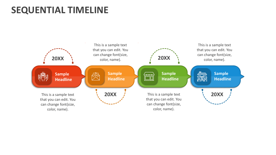Sequential Timeline PowerPoint Presentation Slides - PPT Template
