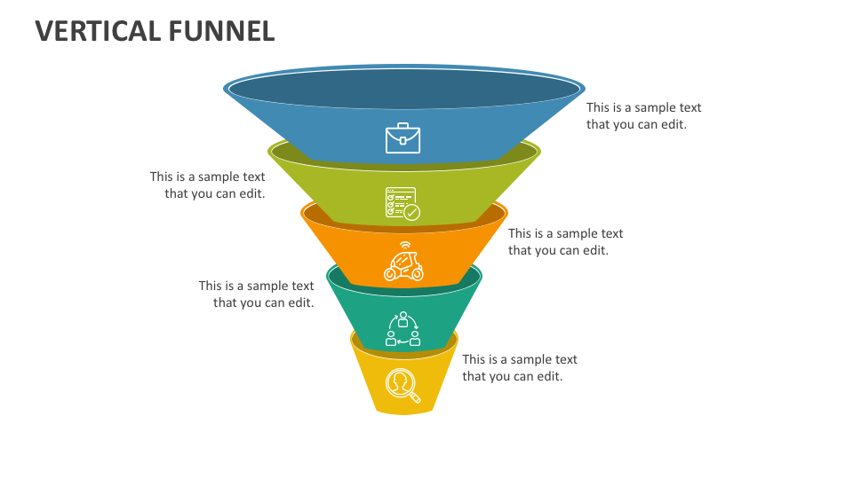 Vertical Funnel PowerPoint Presentation Slides - PPT Template