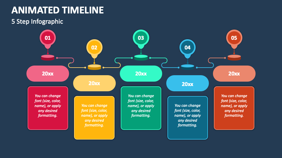 Animated Timeline Powerpoint Template