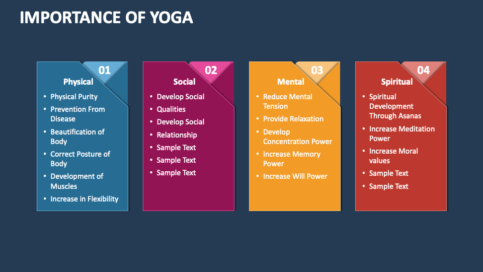 Importance of Yoga PowerPoint Presentation Slides - PPT Template