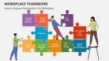 Workplace Teamwork PowerPoint and Google Slides Template - PPT Slides