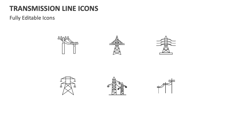 Transmission Line Icon